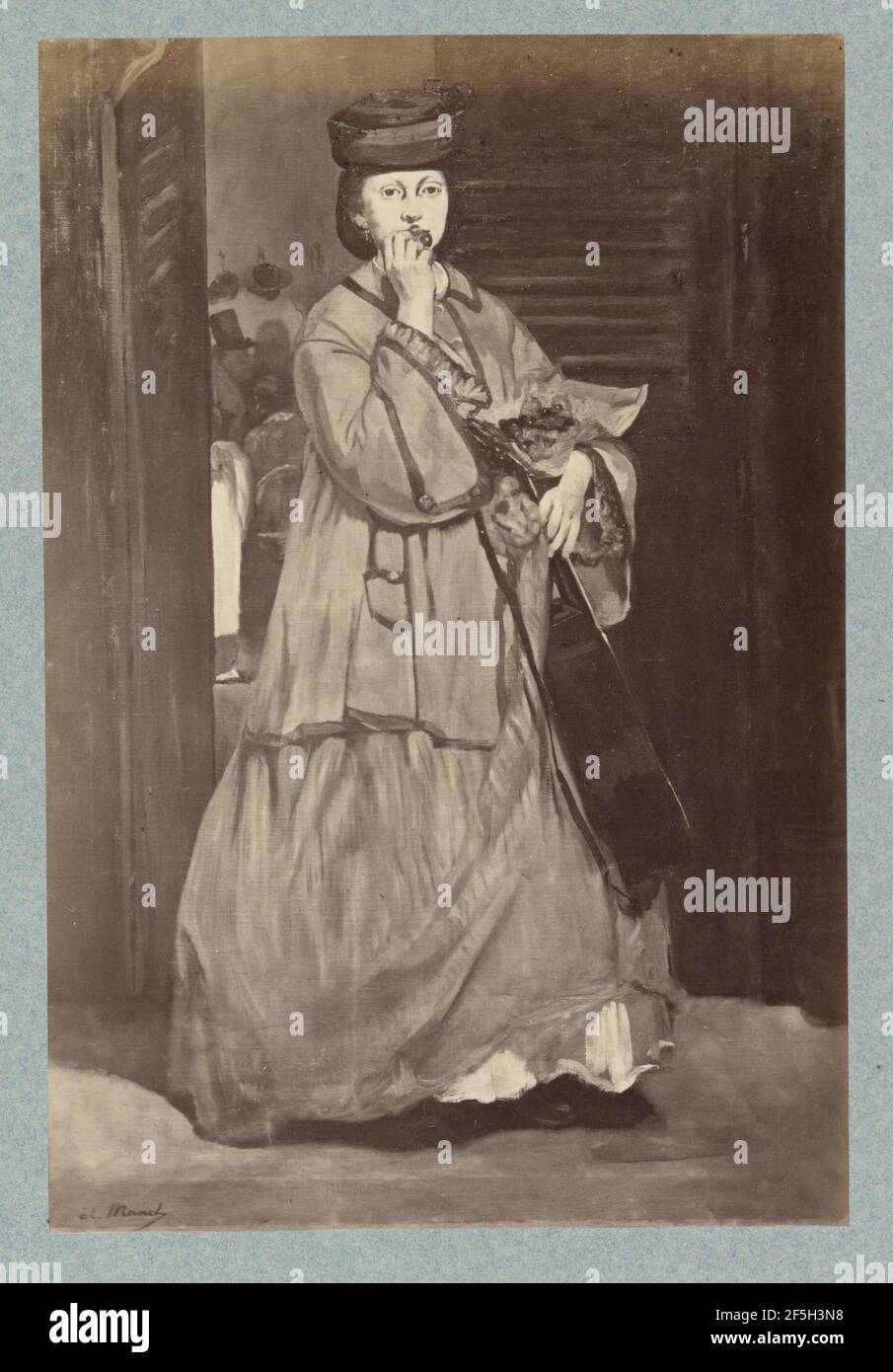 "The Street Singer" by Manet. Anatole Godet (French, 1839 - 1887 Stock ...