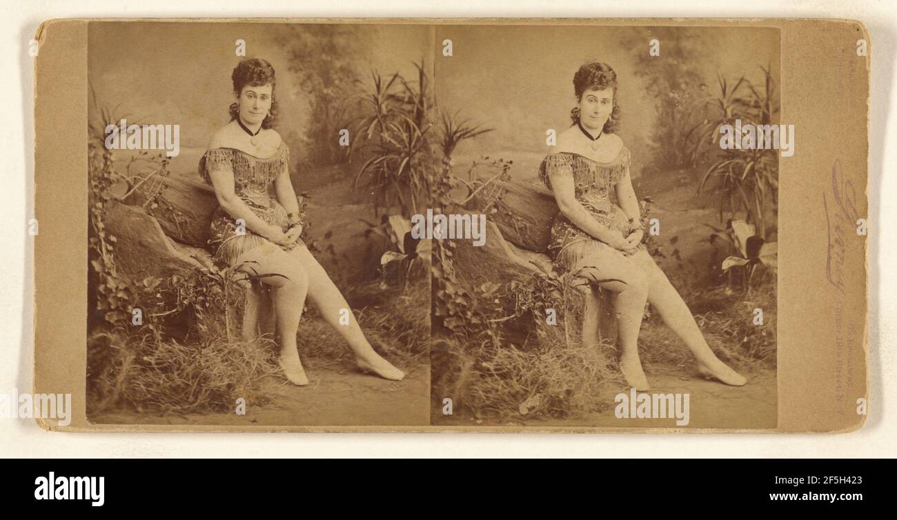 Unidentified actress seated. Jeremiah Gurney (American, 1812 - 1895 ...