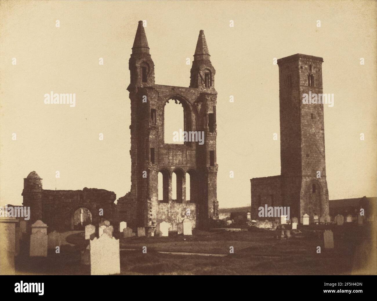 St. Andrews Cathedral, East Gable and St. Regulus Tower. Hill & Adamson ...