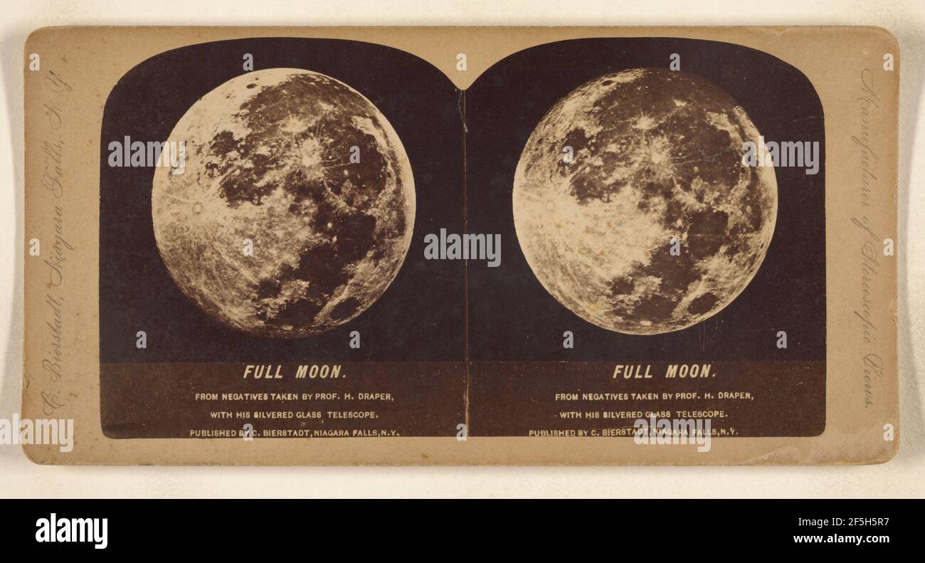 Full Moon. From Negatives Taken by Prof. H. Draper, With His Silvered ...