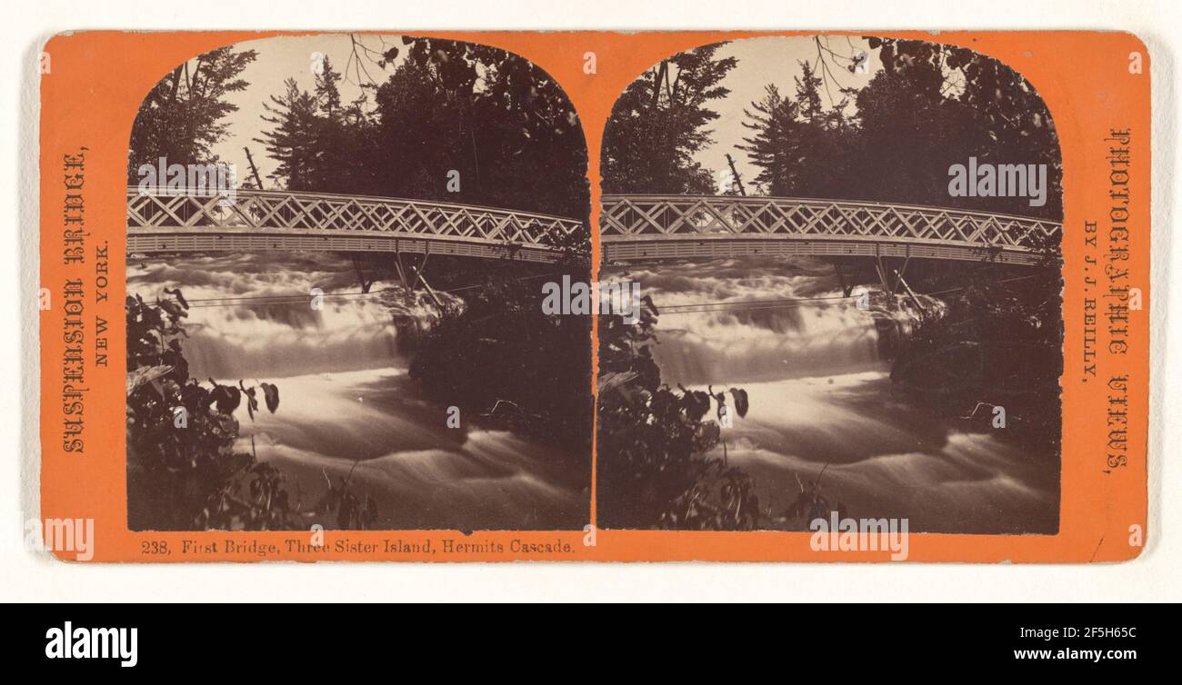 First Bridge, Three Sister Island, Hermits Cascade.. J.J. Reilly ...