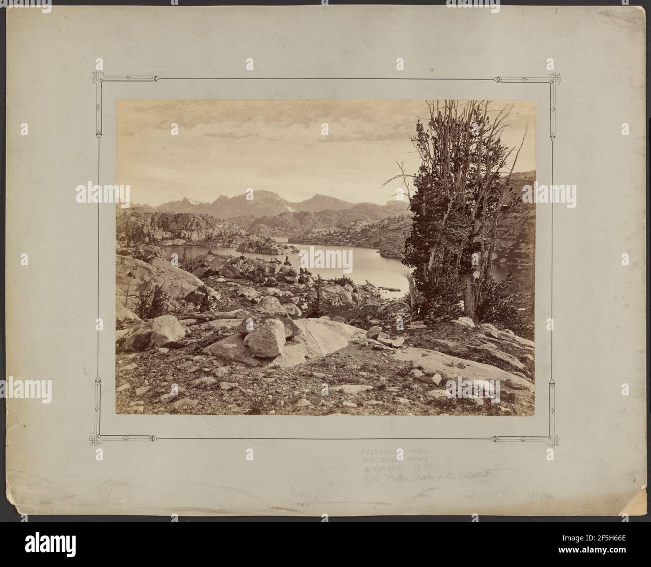 Fremont's Peak, Wind River Mountains, Wyoming. William Henry Jackson ...