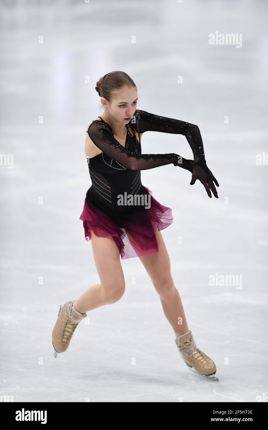 Alexandra TRUSOVA FSR, during Ladies Free Program at the ISU World ...