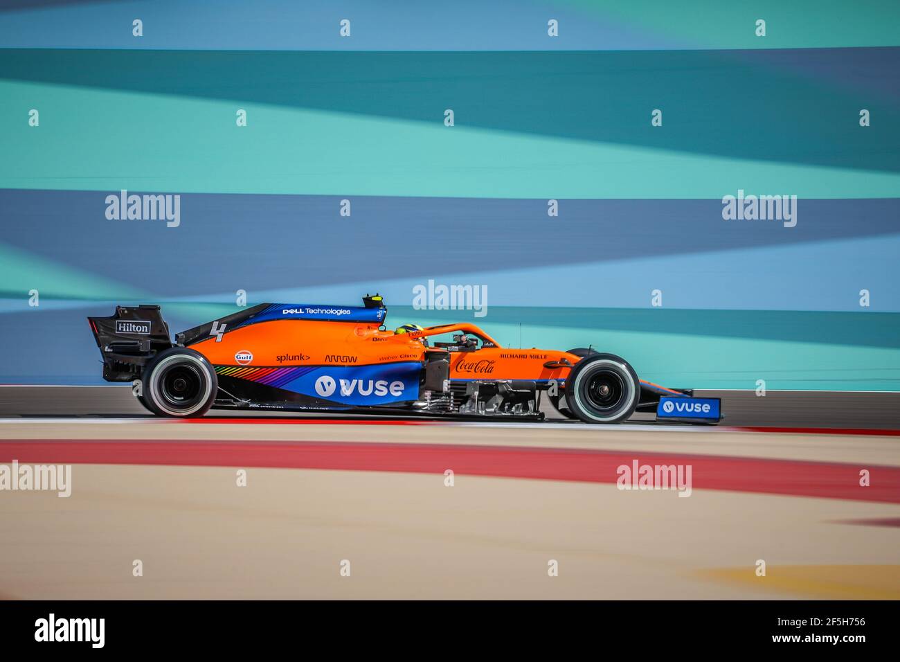 04 NORRIS Lando (gbr), McLaren MCL35M, action during Formula 1 Gulf Air ...
