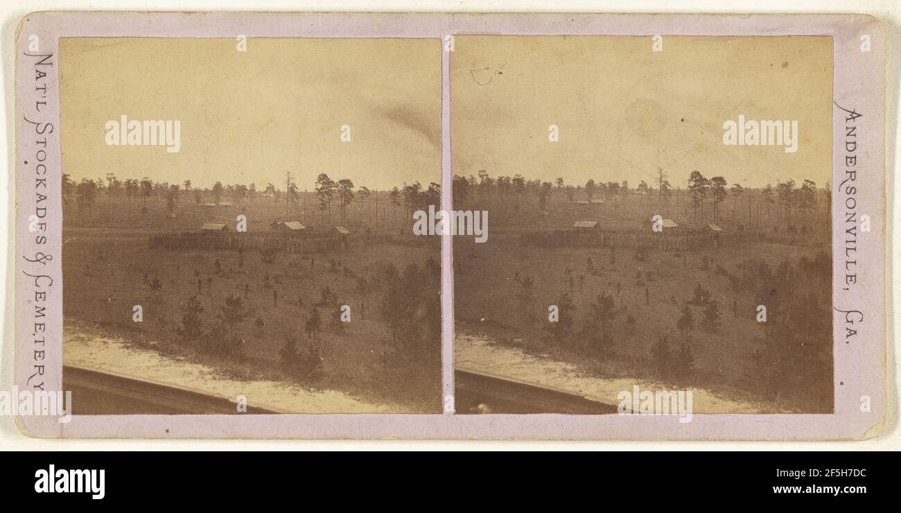 Stockade, showing the Officers' Quarters.. Blackshear & Laramore Stock ...