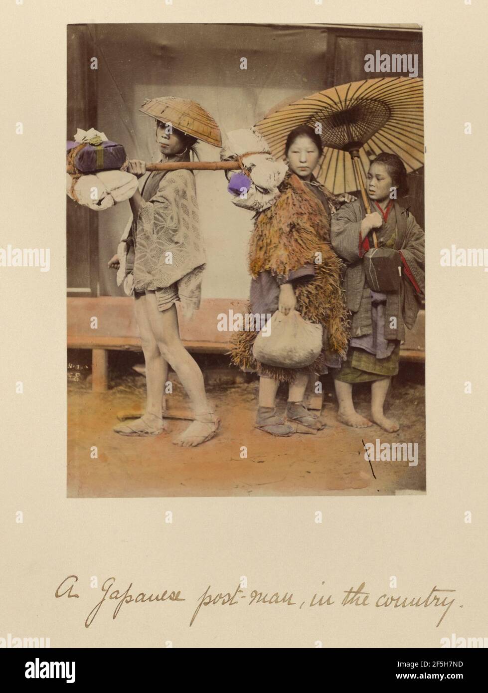 A Japanese Post-man, in the Country. Shinichi Suzuki (Japanese, 1835 ...