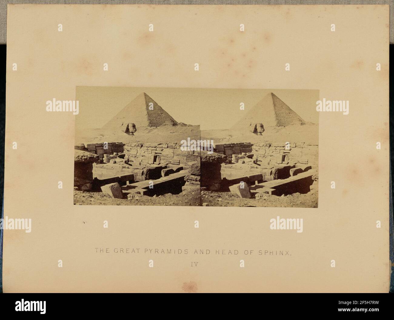 The Great Pyramids and Head of Sphinx. Francis Frith (English, 1822 ...