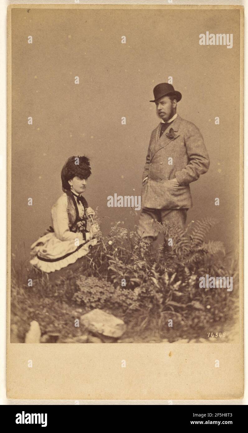 Capt. & Mrs. Charles Bulkeley (?). Thomas Edge (English, about 1821 ...