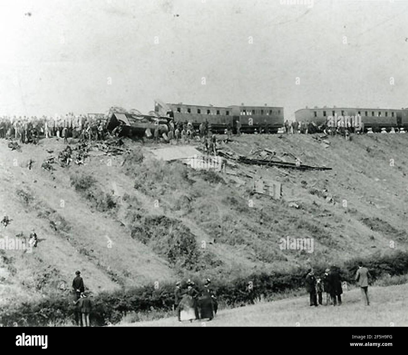 Rail crash Armagh Stock Photo - Alamy