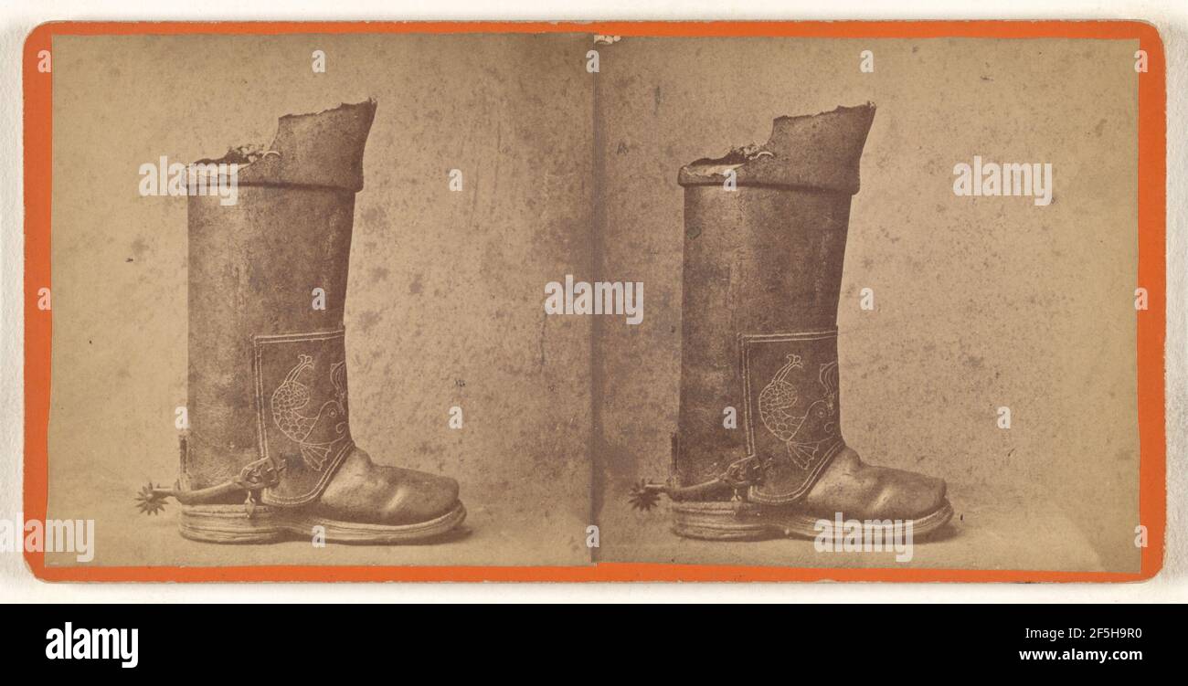 Hessian Cavalry man's boot (at Washington's Head Qrts) Newburgh, N.Y ...