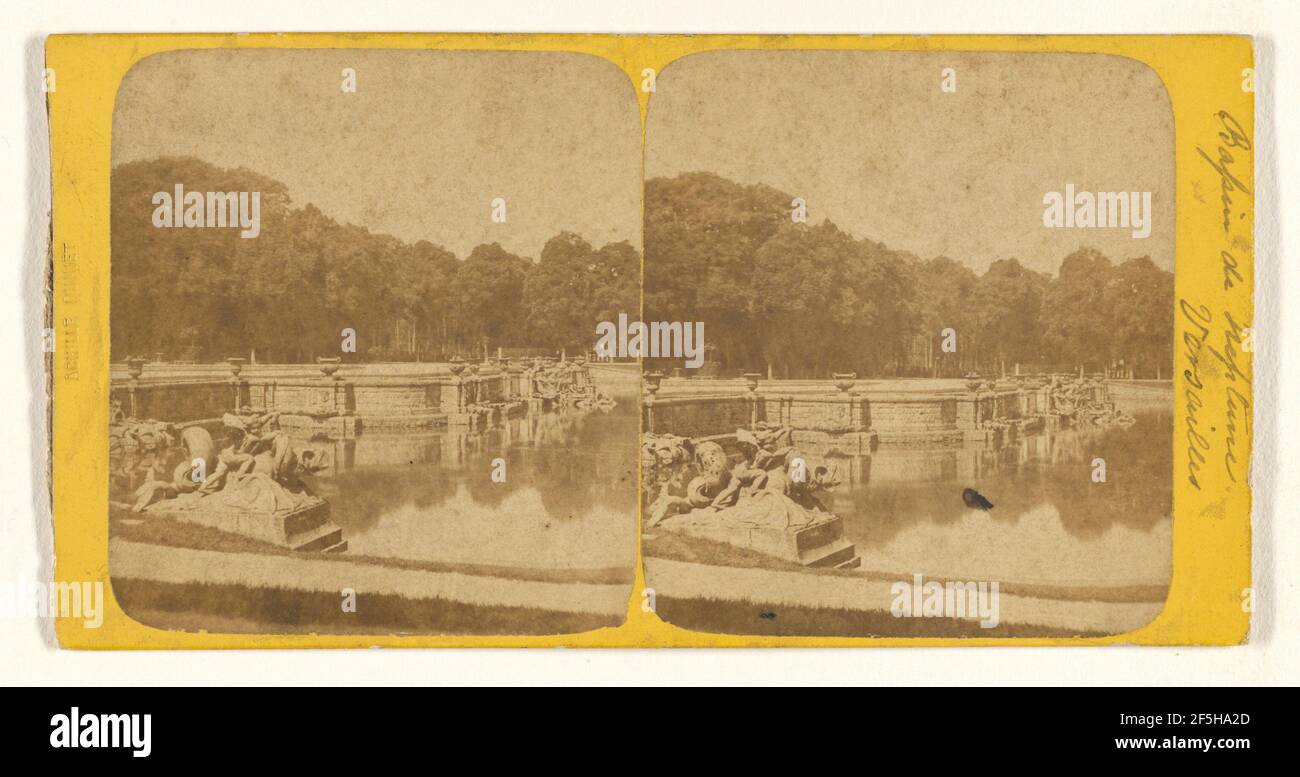 Bassin de Neptune, Versailles. Achille Quinet (French, 1831 - 1900 ...