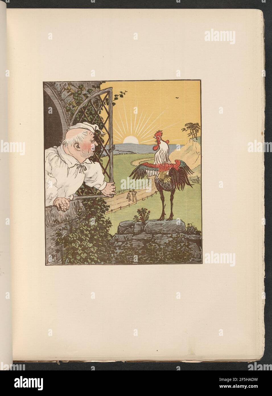 Randolph Caldecott illustration Stock Photo - Alamy