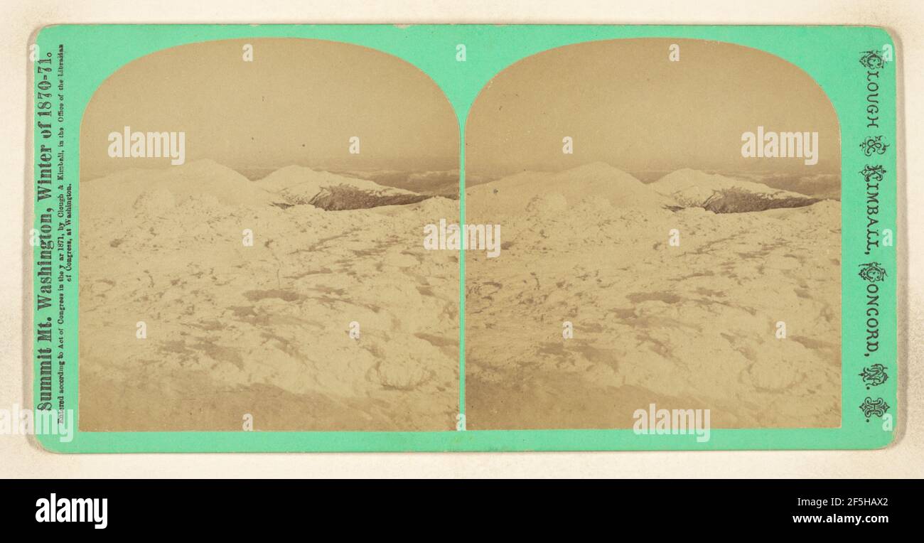 Mts. Adams and Madison, from the Observatory.. Clough & Kimball Stock ...