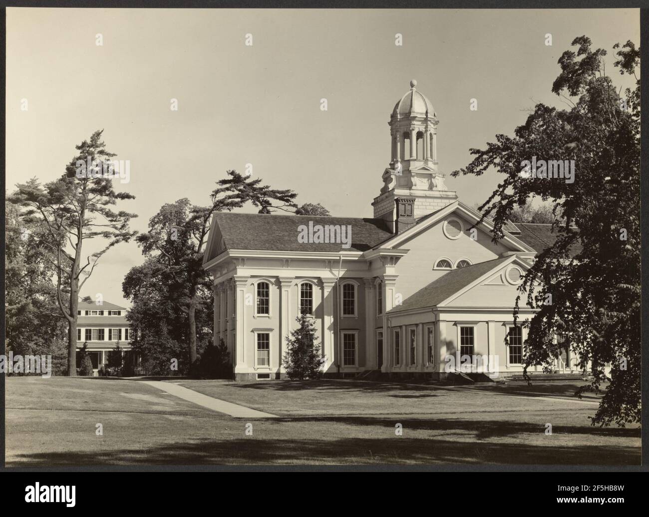 Wheaton College: Mary Lyon Hall and President's House (1829). Walker ...