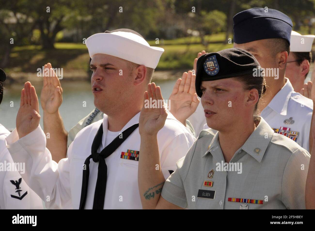 Reenlistment ceremony hi-res stock photography and images - Alamy