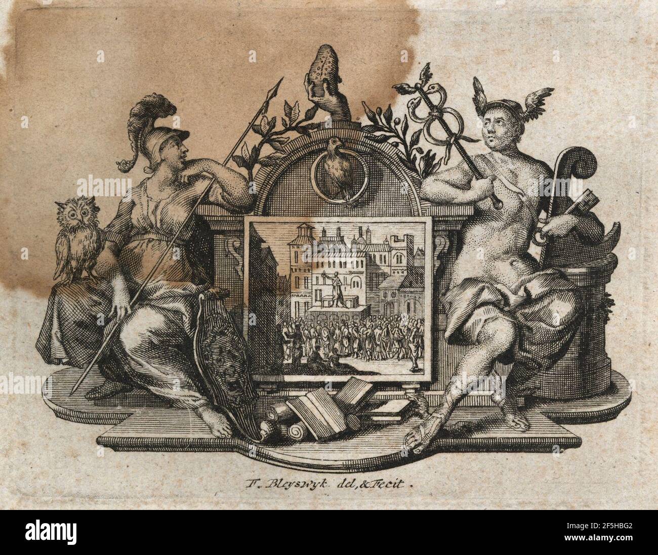 Quintilian, Institutio oratoria ed. Burman (Leiden 1720), title page ...