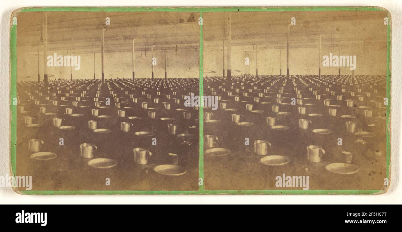 Mess Room. New York State Prison. S. Hall Morris (American, active ...
