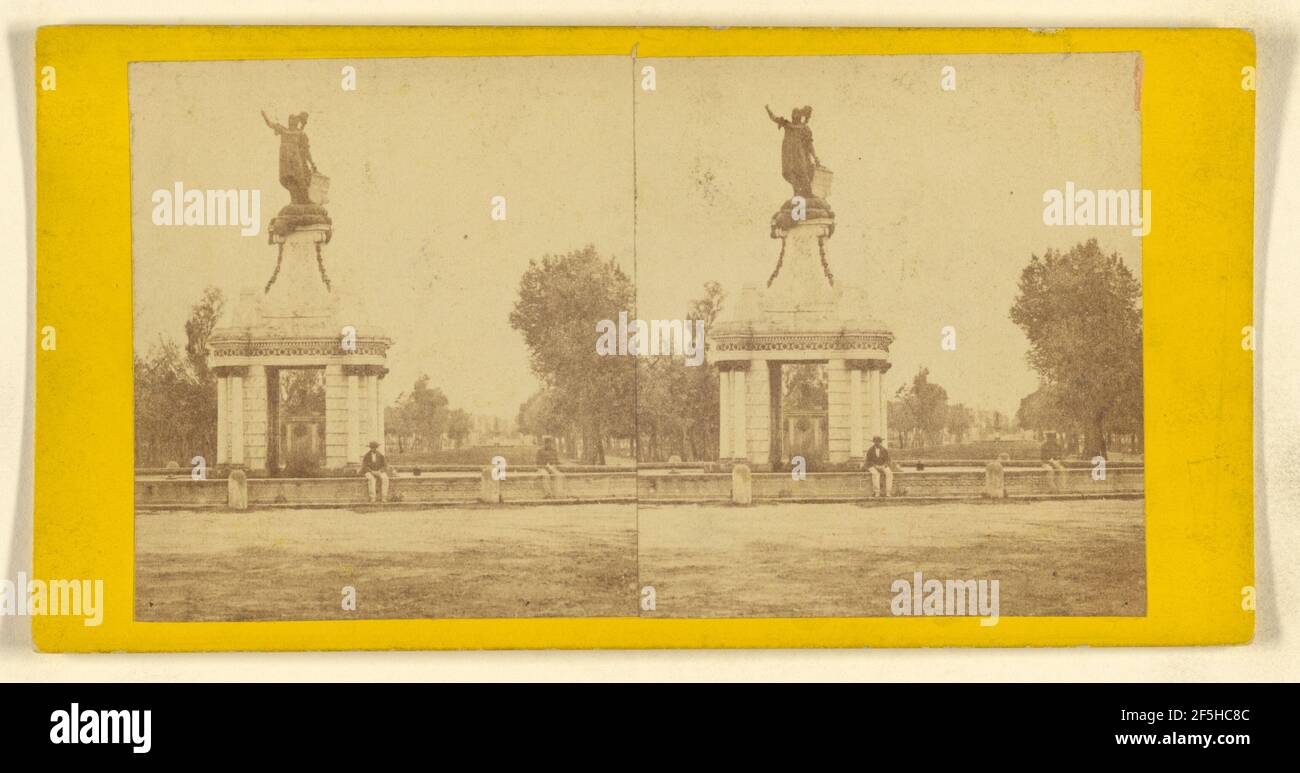 Paseo Bucareli. Julio Michaud (French, active Mexico City, Mexico 1860s ...