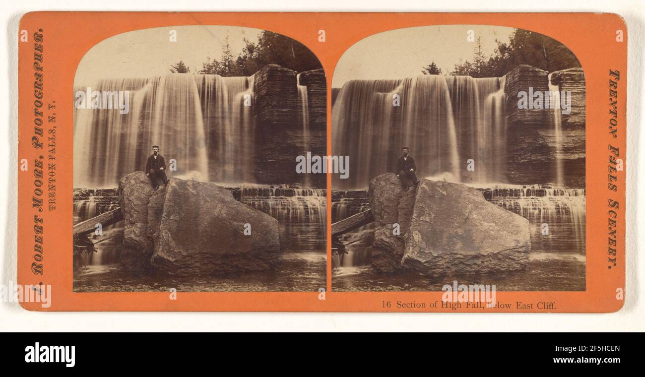 Section of High Fall, below East Cliff.. John Robert Moore (American ...