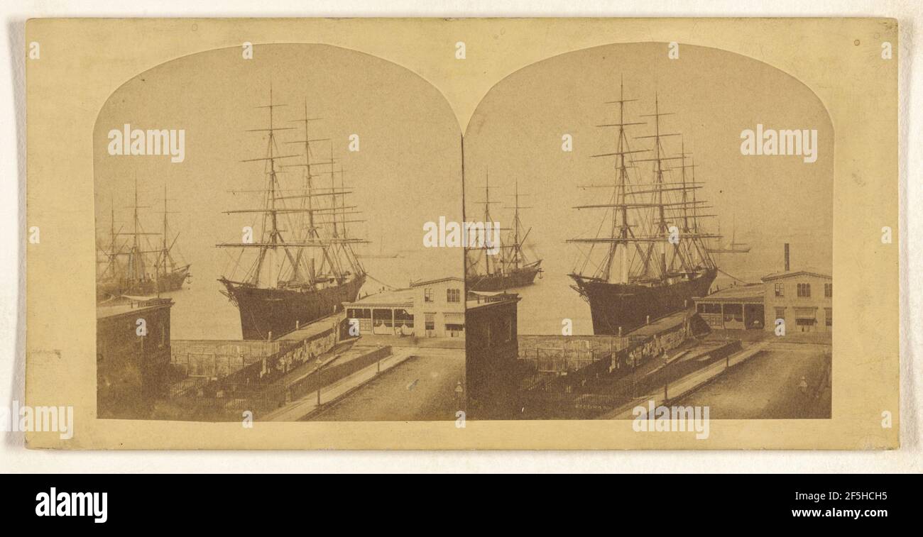 Steamship Great Eastern, Lying at the Dock foot of Hammond-Street, New ...