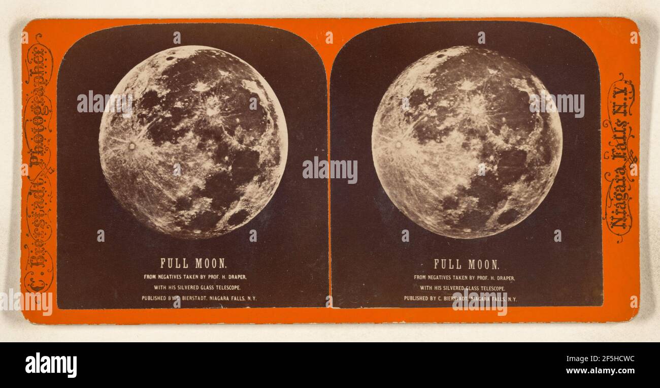 Full Moon. From Negatives Taken by Prof. H. Draper, With His Silvered ...