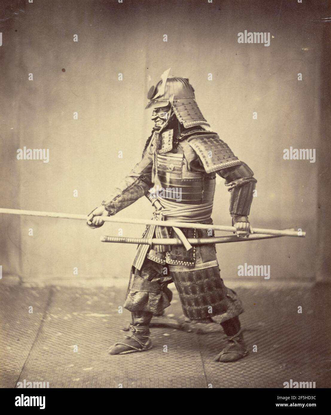 Samurai with Jousting Pole. Felice Beato (English, born Italy, 1832 ...
