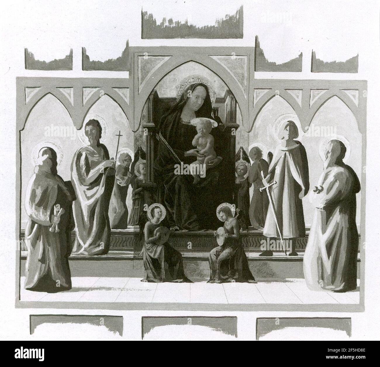 Reconstruction of fragmrnts of Masaccio's Pisan altarpiece by John ...