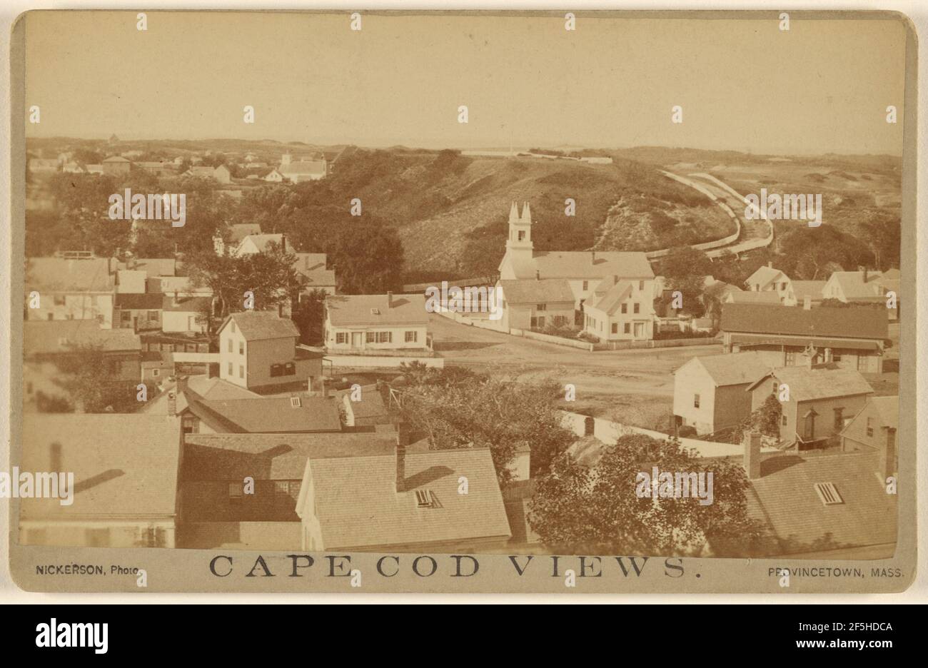 Cape Cod Views. P. Town from Center Church. G.H. Nickerson (American ...