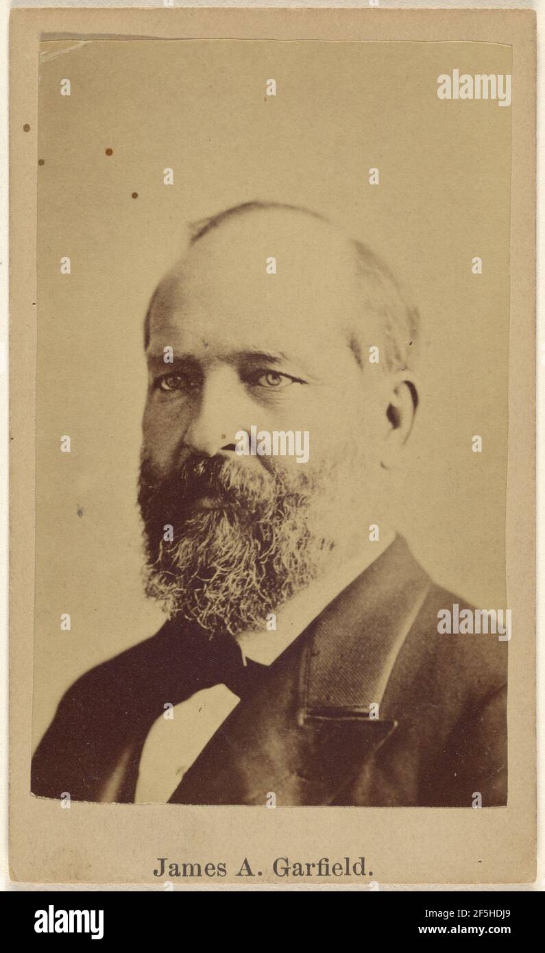 Vintage portrait of james a garfield hi-res stock photography and ...