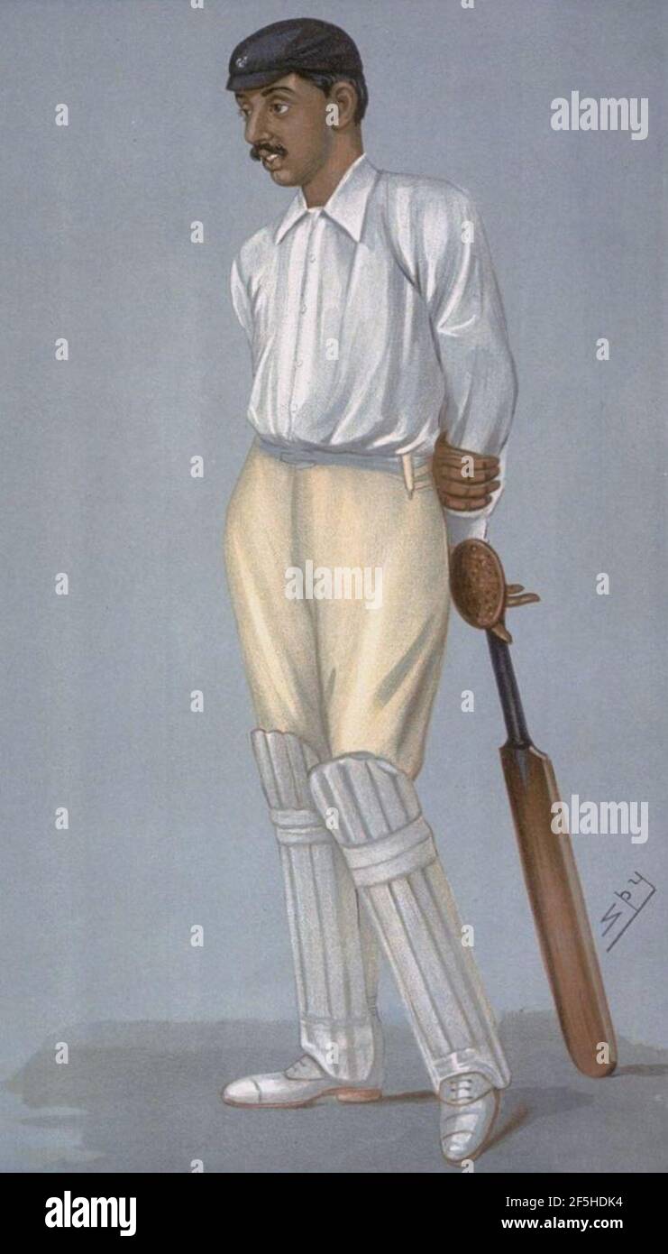 K. S. Ranjitsinhji Vanity Fair 26 August 1897 Stock Photo - Alamy