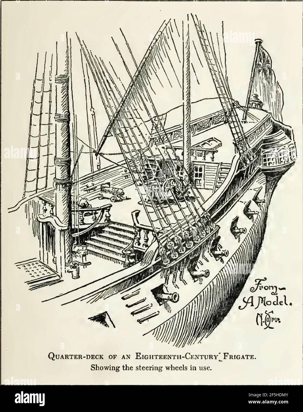 Quarter Deck Frigate Stock Photo - Alamy