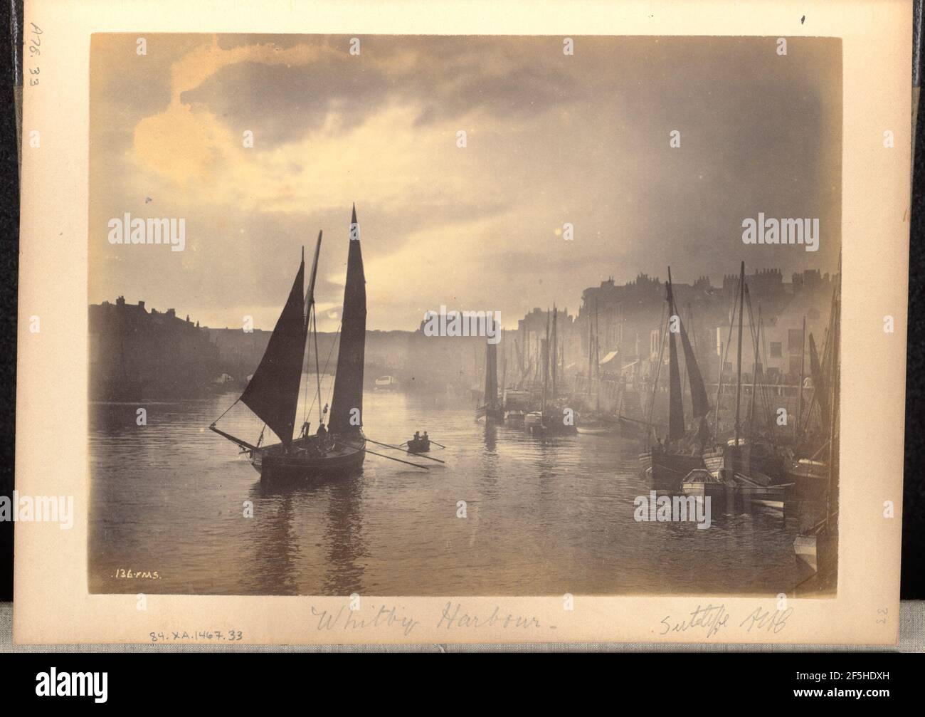 Whitby Harbour. Frank Meadow Sutcliffe (British, 1853 - 1941 Stock ...