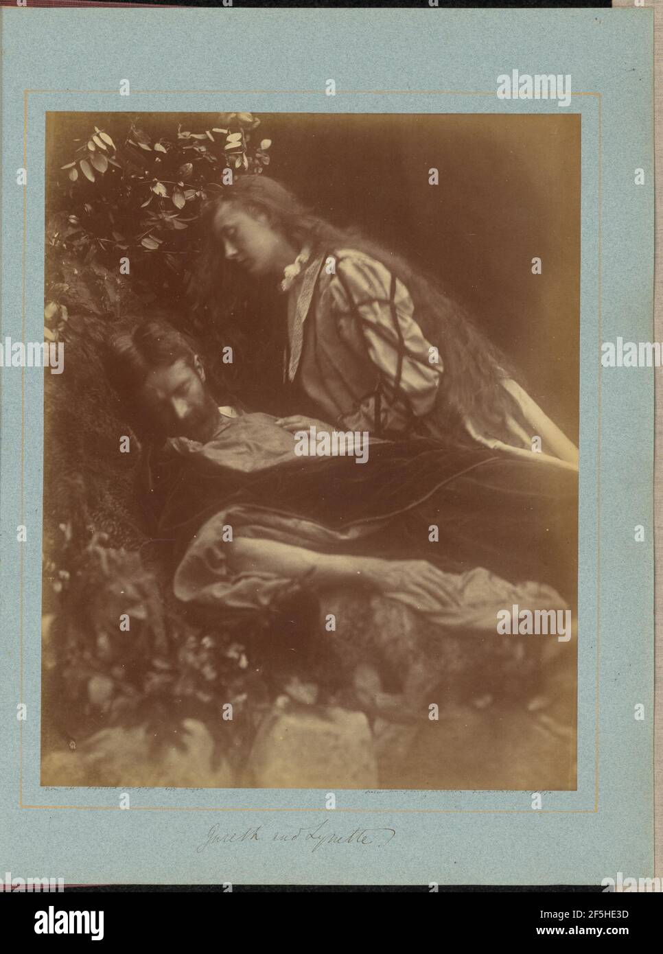 Gareth and Lynette. Julia Margaret Cameron (British, born India, 1815 ...