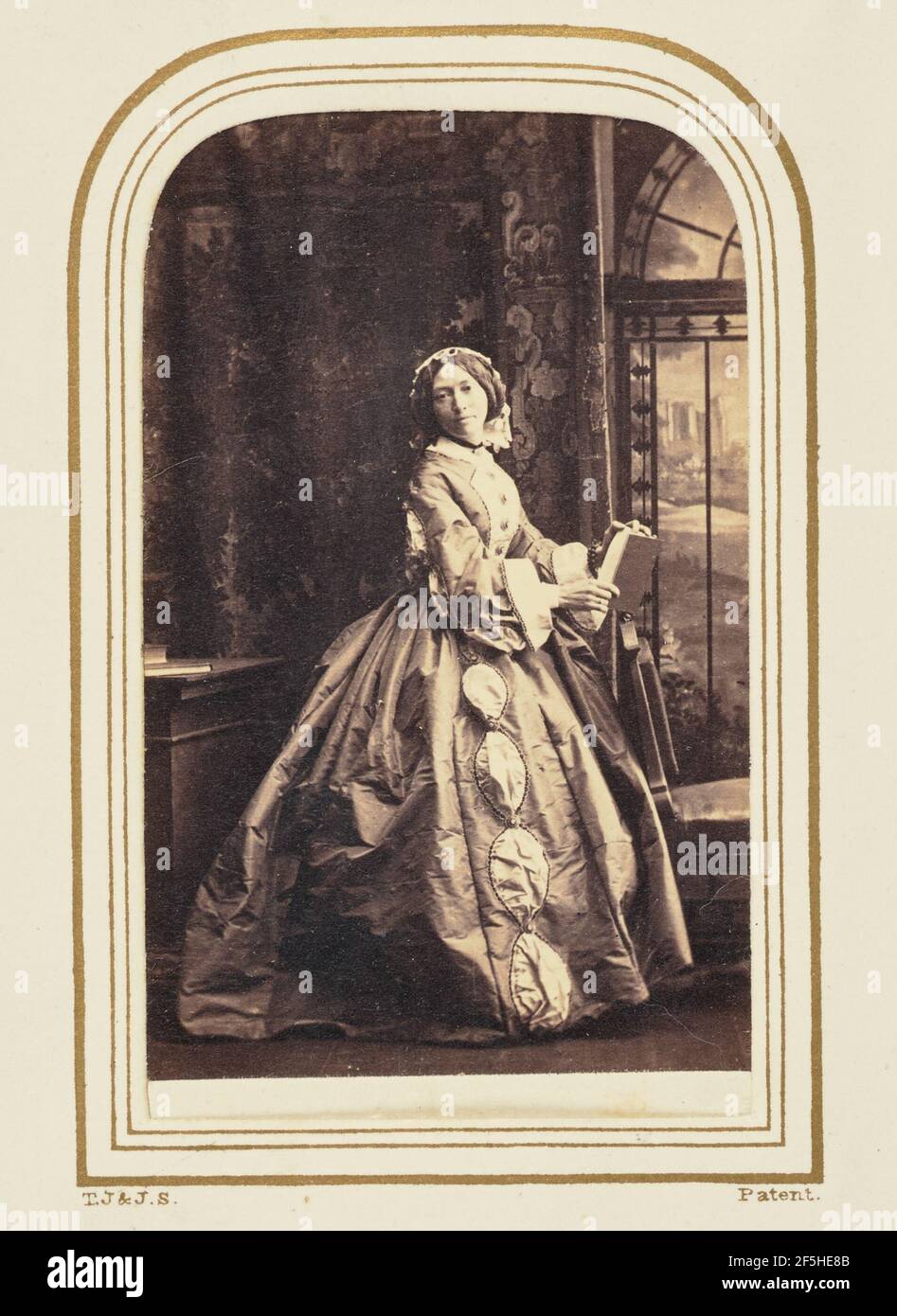 Emma Grierson Yonstow. Camille Silvy (French, 1834 - 1910 Stock Photo ...
