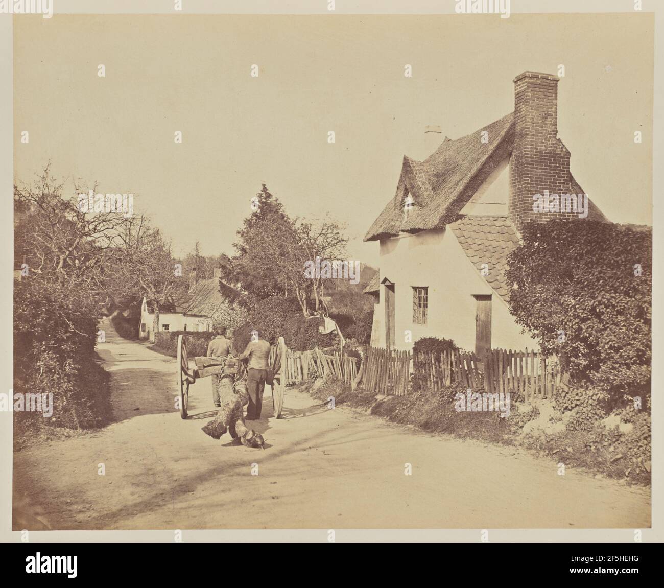 Lane Scene. Attributed to John Dixon Piper (Scottish, active 1850s ...