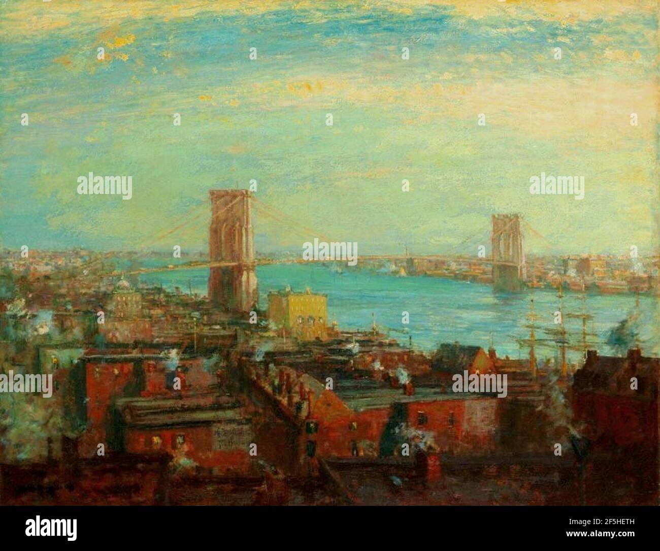 Ward Ranger Brooklyn Bridge Stock Photo - Alamy