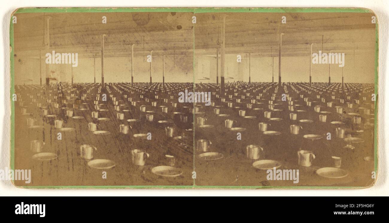 Mess Room. New York State Prison. S. Hall Morris (American, active ...