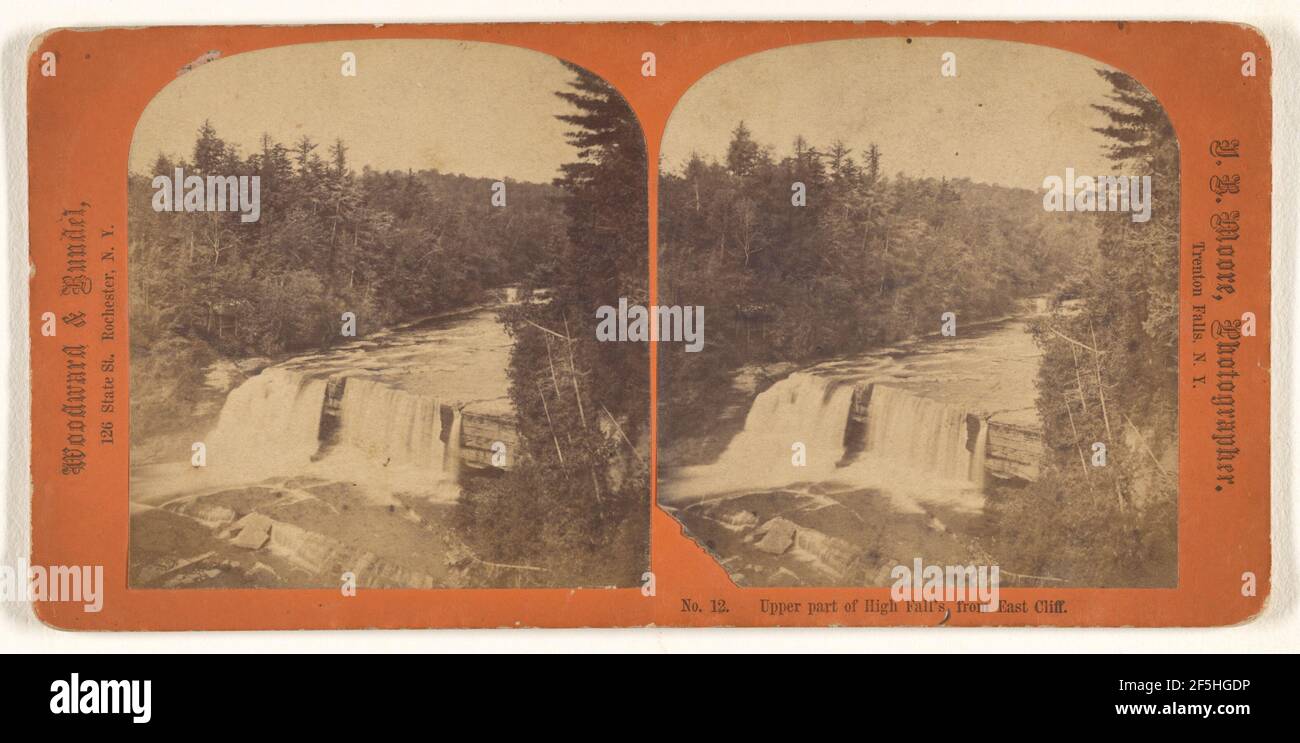 Upper part of High Fall's, from East Cliff.. John Robert Moore ...