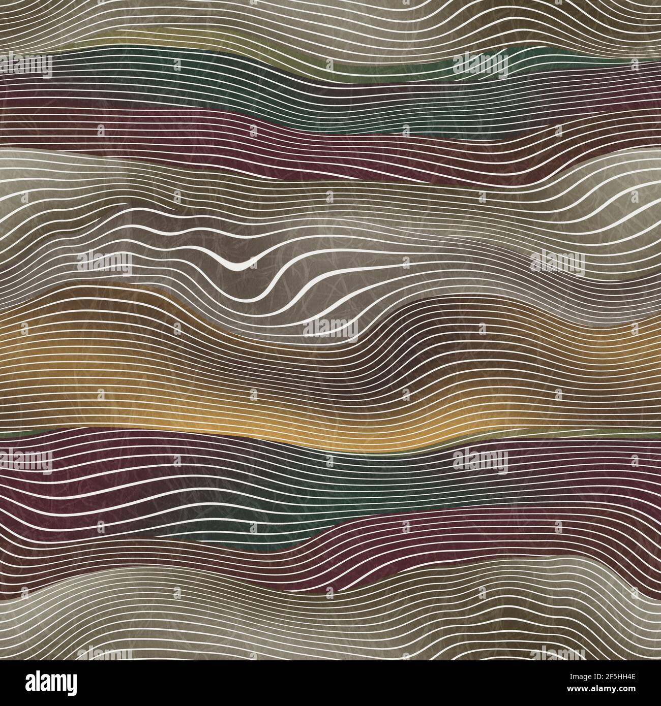Seamless natural landscape hill pattern for print Stock Photo - Alamy