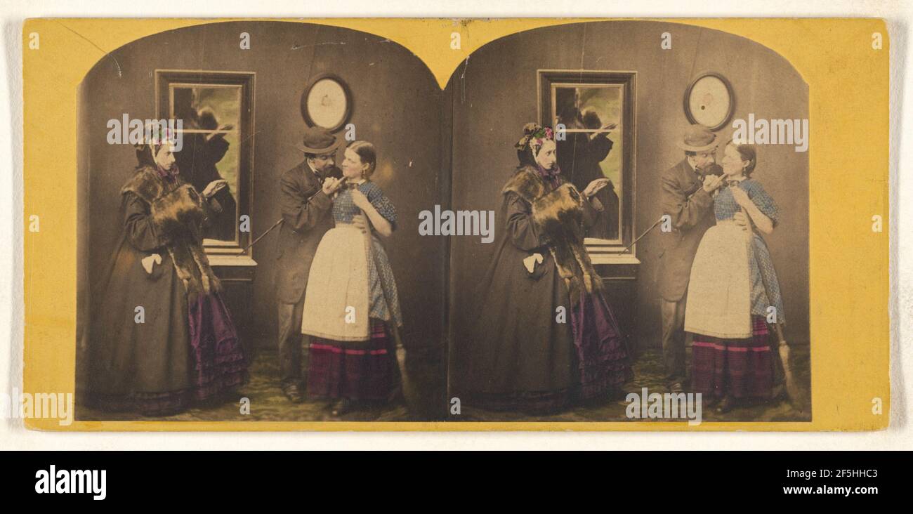 Genre: man touching woman under the chin, another woman observing ...