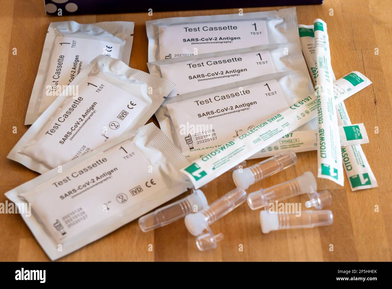 Corona Antigen Rapid Test, lay test, self-test, for the detection of ...