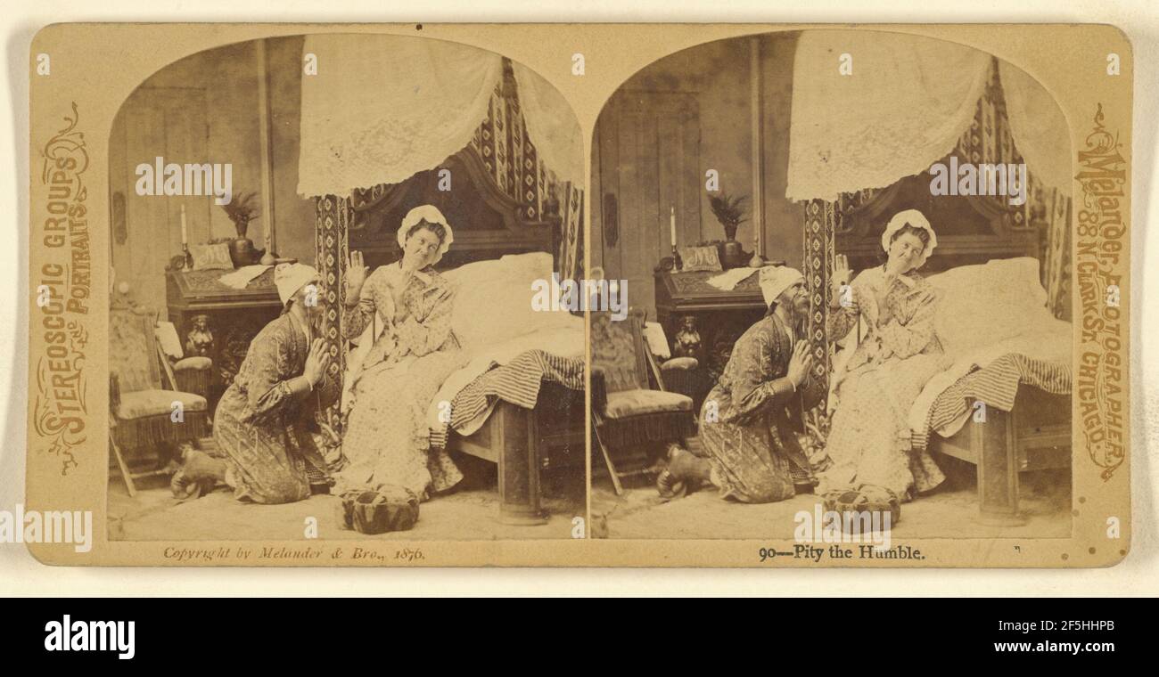 Pity the Humble.. Louis Magnus Melander & Brother Stock Photo - Alamy