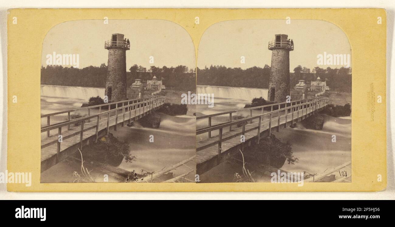 Terrapin Tower, Niagara Falls. Deloss Barnum (American, 1825 - 1873 ...