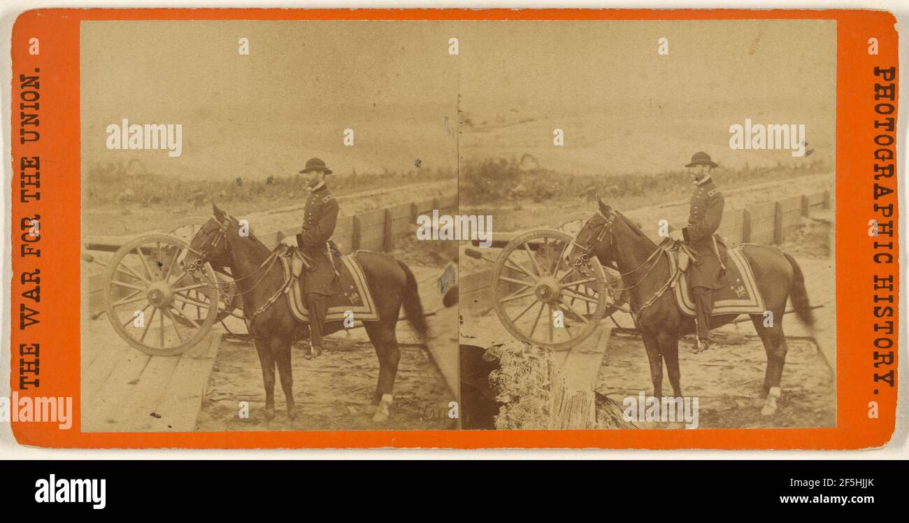 Maj. Gen. W.T. Sherman and Horse. This View was taken in the trenches ...