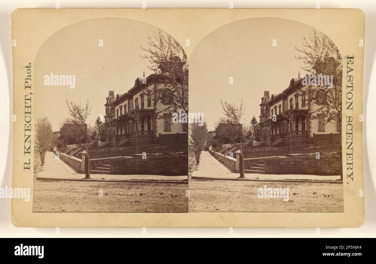 Ferry Street looking East, Easton, Pennsylvania. J.R. Knecht (American ...