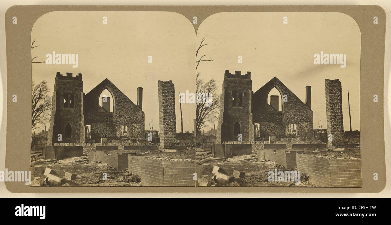 Ruins of Chelsea Fire, Massachusetts, 2,000,000 Fire. Ruins of Chelsea ...