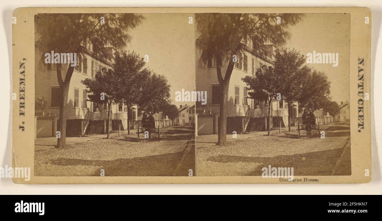 Sherburne House.. Josiah Freeman (American, active 1860s - 1870s Stock ...