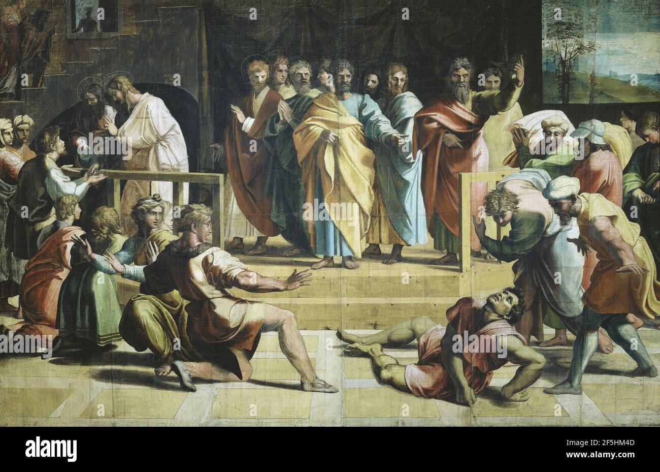 Death of ananias raphael hi-res stock photography and images - Alamy