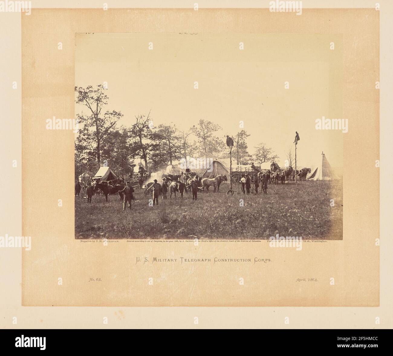 Civil war u s military telegraph hi-res stock photography and images ...
