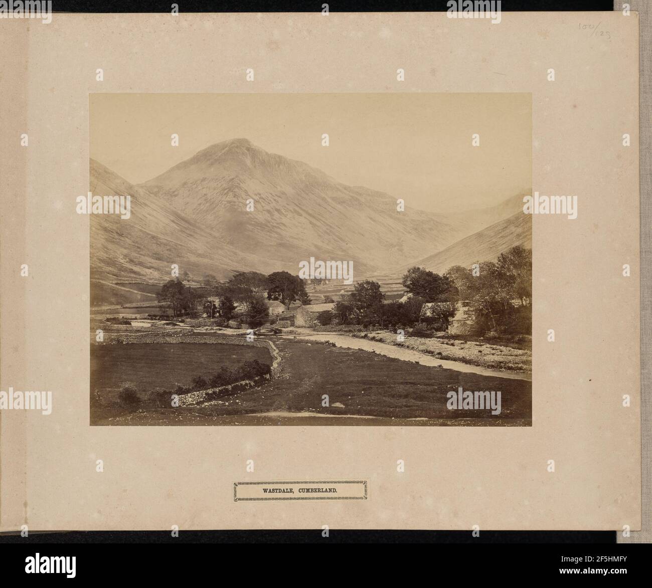 Wastdale, Cumberland.. Roger Fenton (English, 1819 - 1869 Stock Photo ...